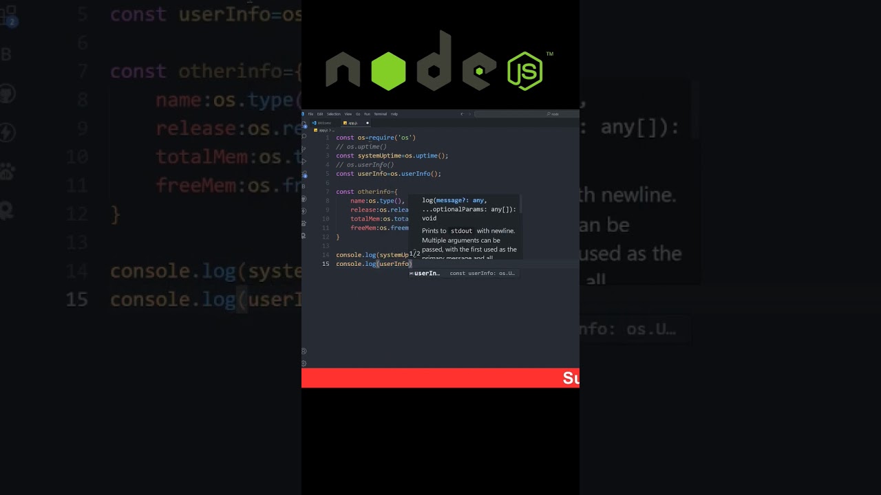 #os #nodejsdeveloper #nodejs #node #nodejsdevelopment #coder #coding