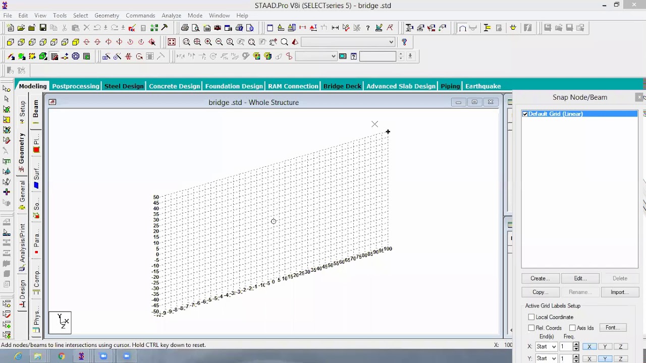 Span Bridge Design Using STAAD Pro Vi8