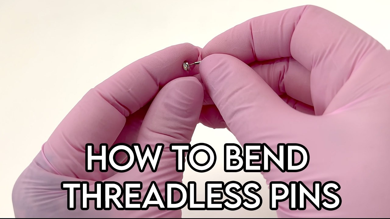 How To Bend Threadless Pins