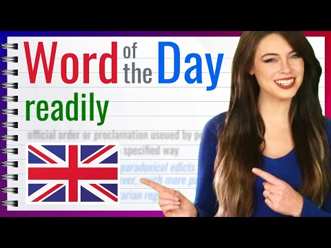 Word of the Day: READILY