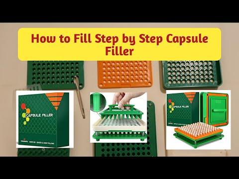 Step by step how to use and fill the Wananfu capsule filling machine