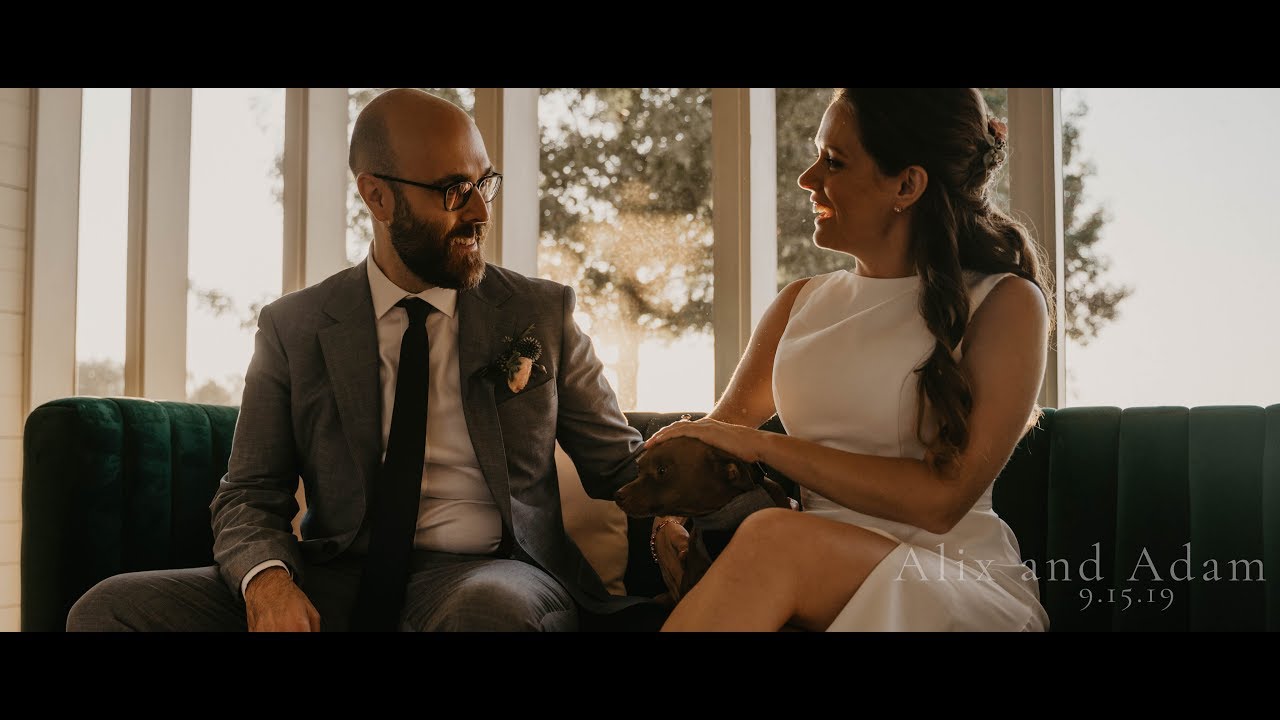 Dog joins couple for their wedding day | Austin Wedding Video