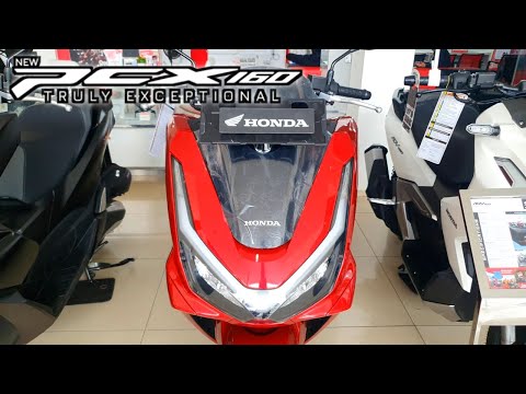 New 2025 Honda PCX 160 CBS in Exceptional Red - Most Popular Urban Scooter Bike!