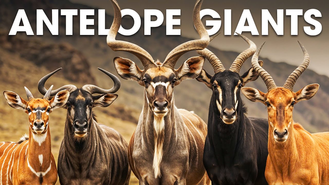 Top 13 African Antelope Giants (& Their Deadliest Horns!) #animalspecies | WILD ATLAS