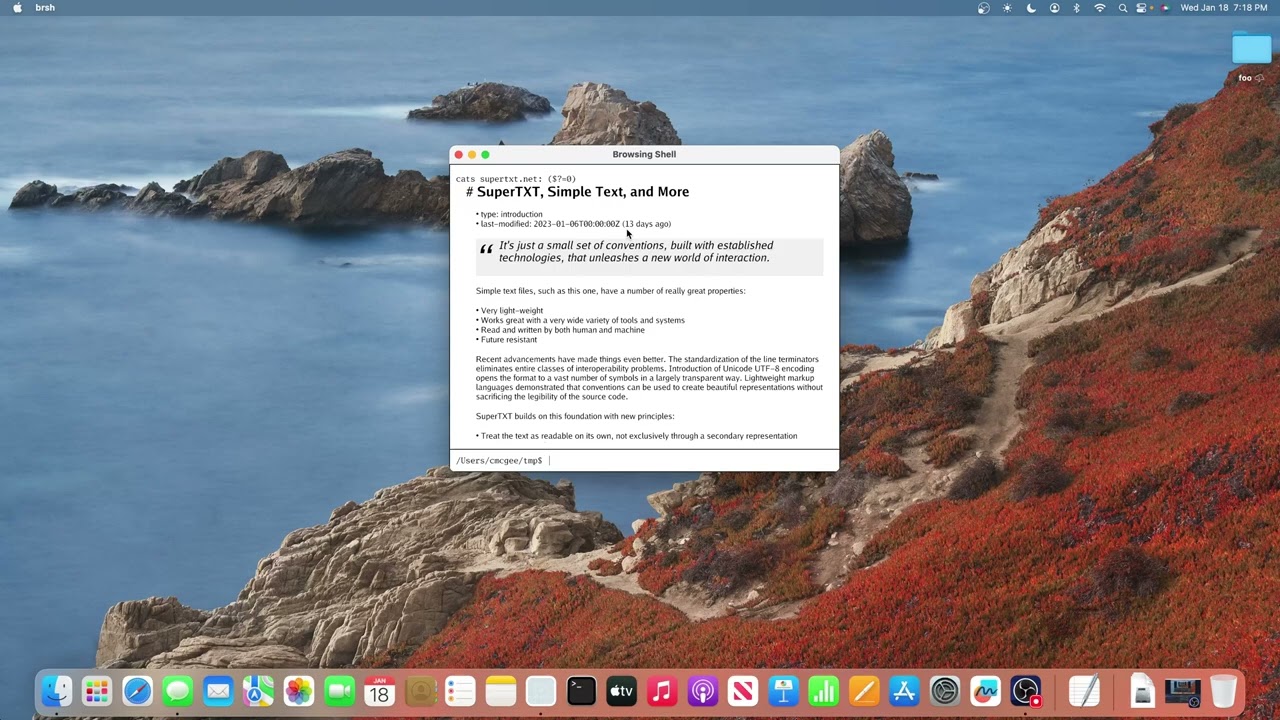 Browsing Shell, hyperlinks, and reflection
