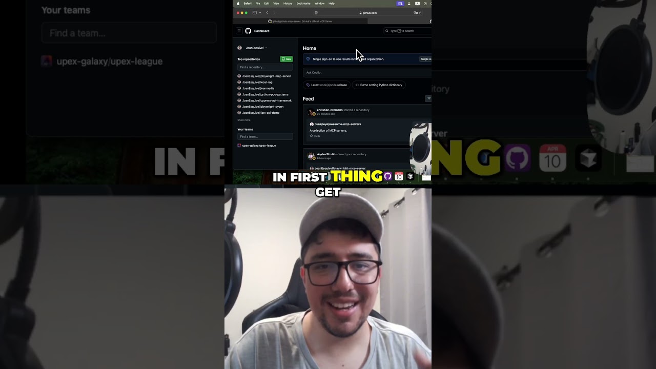 GitHub + Cursor  Code Like a PRO with AI Chat! #mcpserver #github #testing #automation #ai