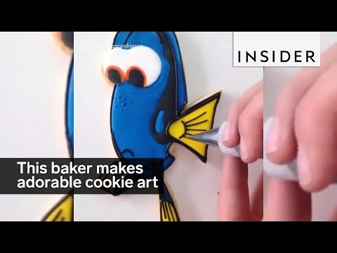 This baker makes adorable cookie art