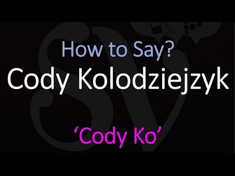 How to Pronounce Cody Ko's Last Name? | Cody Kolodziejzyk Pronunciation