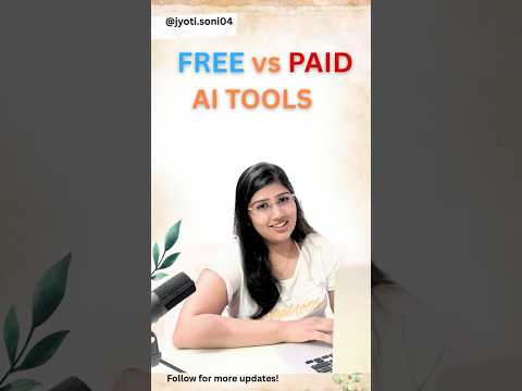 AI free tools vs paid tools #digitalmarketing #youtubeshorts