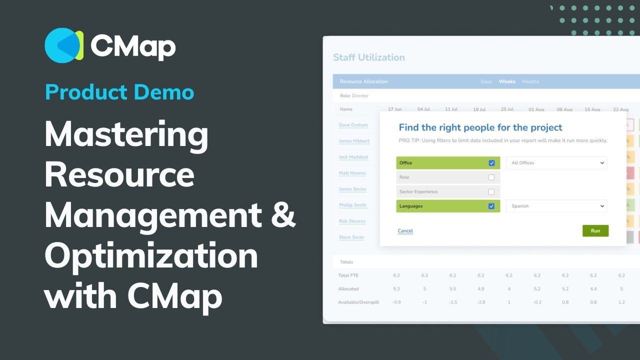 Product Demo: Mastering Resource Management & Utilization with CMap