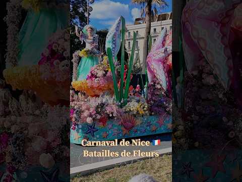 Carnival of Nice, Flower Parade / Carnaval de Nice, Batailles de Fleurs #NiceCarnival
