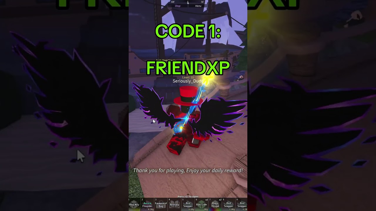 Roblox Fisch Codes 2025 (Update)