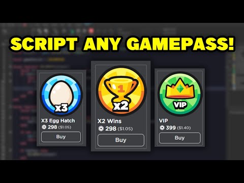 How to make ANY GAMEPASS WORK in Roblox Studio!