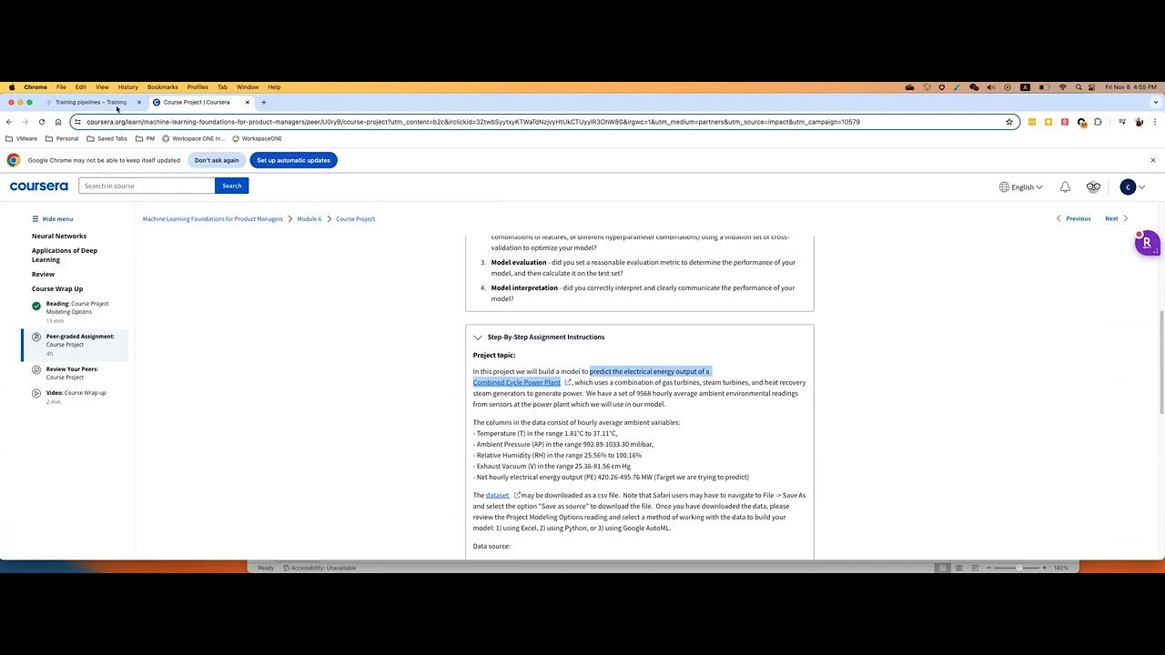 Coursera Machine Learning Foundations for Product Managers - Peer graded Assignment