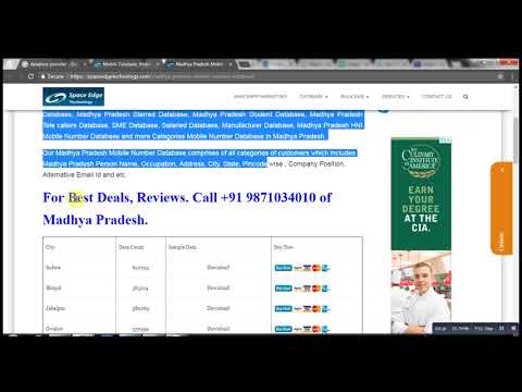 B2B/B2C Database database providers companies in india