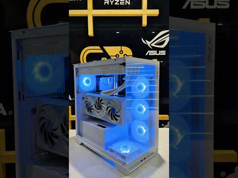 All white gaming PC build with RTX 4080 #gaming #games #games #pcbuild #gamingvideos #pcgaming