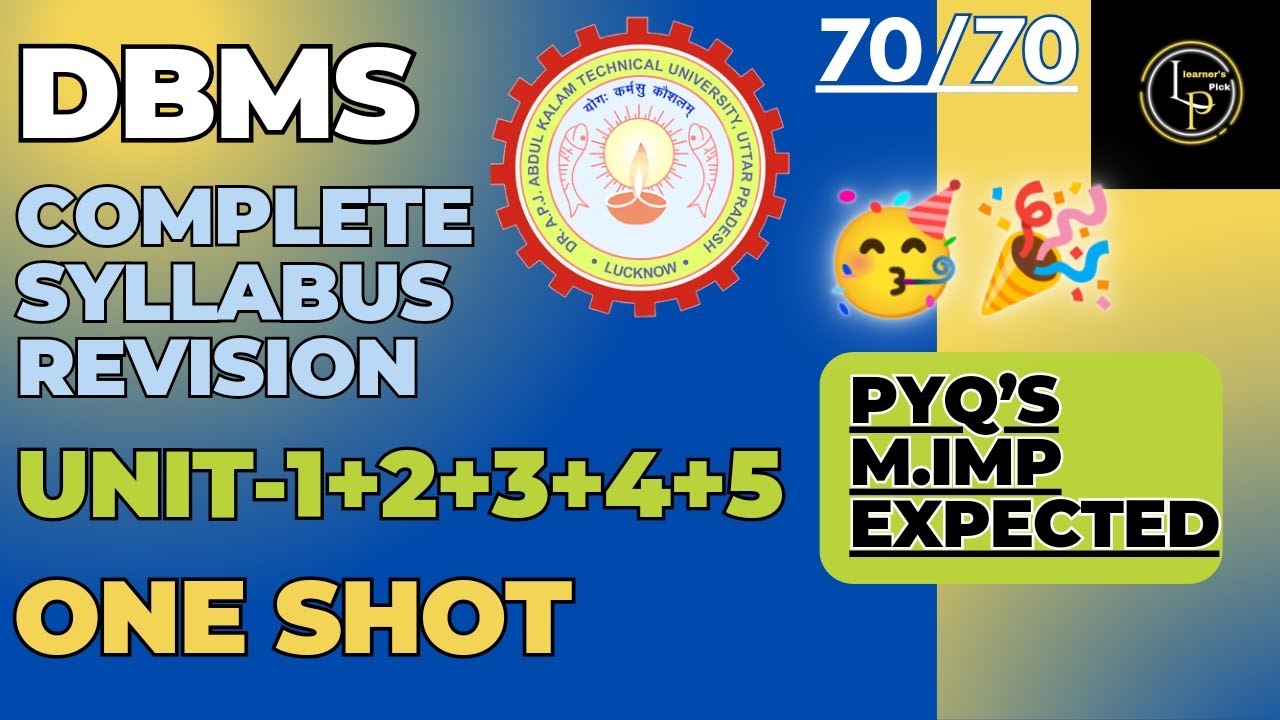 Comprehensive Guide to DBMS: Key Concepts and Exam Preparation | Galaxy.ai