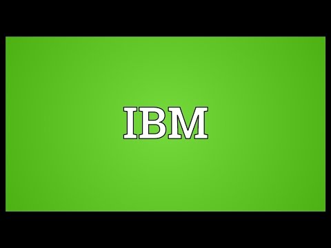 IBM Meaning
