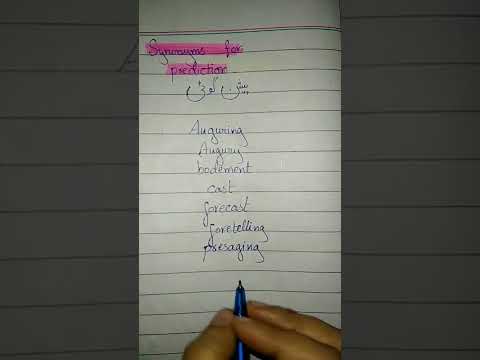 prediction meaning in urdu#shorts
