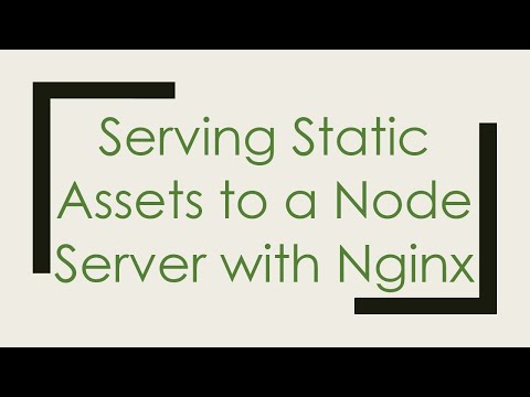 Serving Static Assets to a Node Server with Nginx