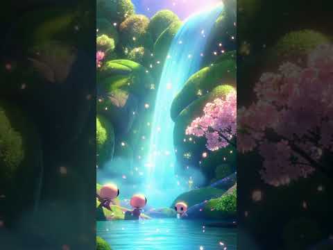 Ghibli studio style #wallpaper #livewallpaper #nature #animation #art, #texttovideo #illustration