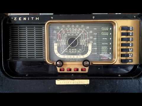 Vintage Zenith Trans-Oceanic H500 - Shortwave broadcast of Radio Marti @ 11930 kHz