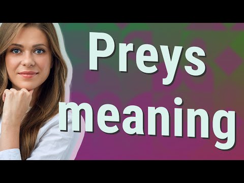 Preys | meaning of Preys