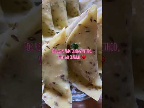 Samosa folding method for beginners | Cakery Official #food #recipe #cooking #ashortaday