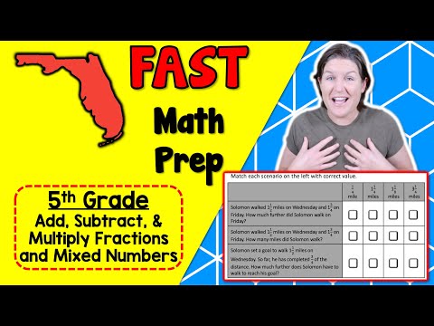 5th GRADE | Florida FAST Math Test Prep FREEBIE | MA.5.AR.1.2
