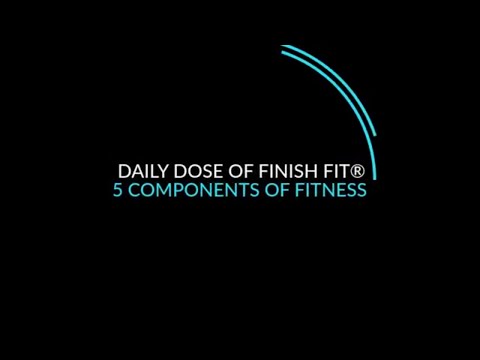 What Are The 5 Components Of Fitness?