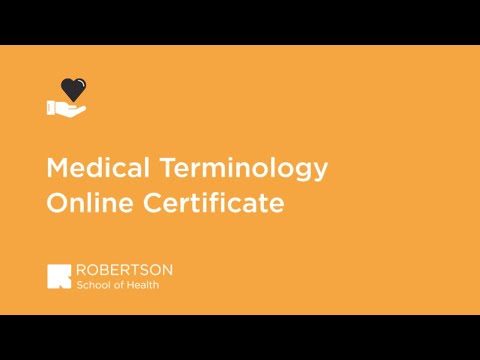 Medical Terminology Program Overview | Robertson College
