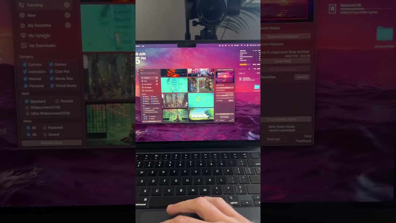 An App for Live Wallpapers on Your MacBook