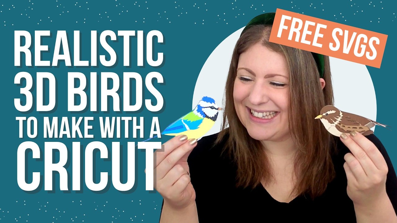 Free 3D Bird SVGs 🐦 Make Adorable Blue Tit & Wren Papercrafts
