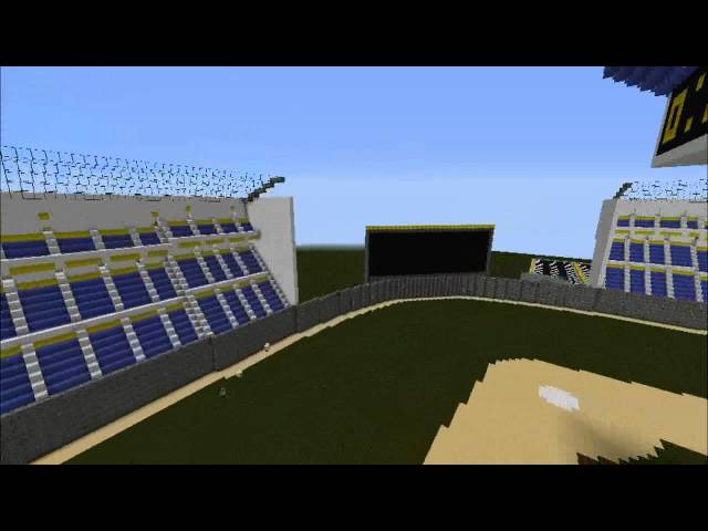 Baseball Stadium In Mine-craft By Jerrild Minecraft Map