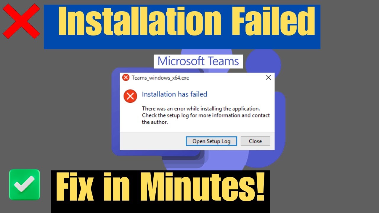 Fix Microsoft Teams Installation Error with This SIMPLE Trick
