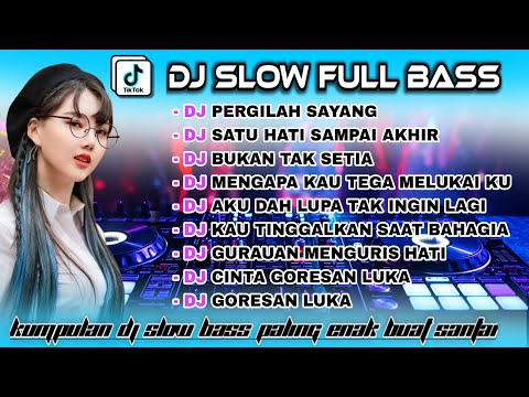 KUMPULAN DJ SLOWBASS TERBARU 2025 | DJ PERGILAH SAYANG 🎵 DJ BUKAN TAK SETIA 🎵 DJ VIRAL TIKTOK 2025