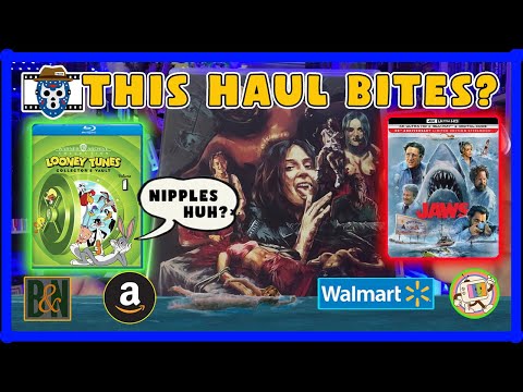 THIS MOVIE HAUL BITES? | Jaws 50th 4K | Looney Tunes Blu Ray Censorship Rant | Lionsgate Limited