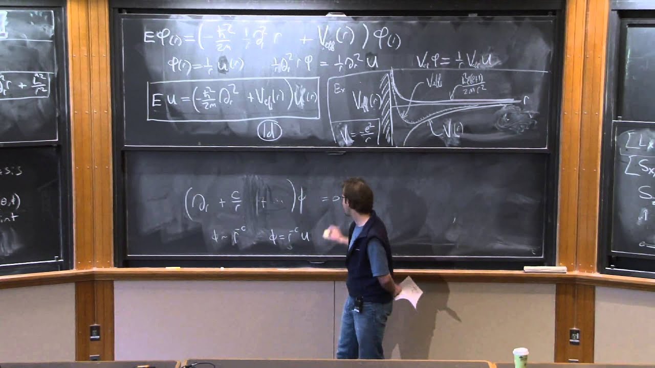 Lecture 17: More on Central Potentials