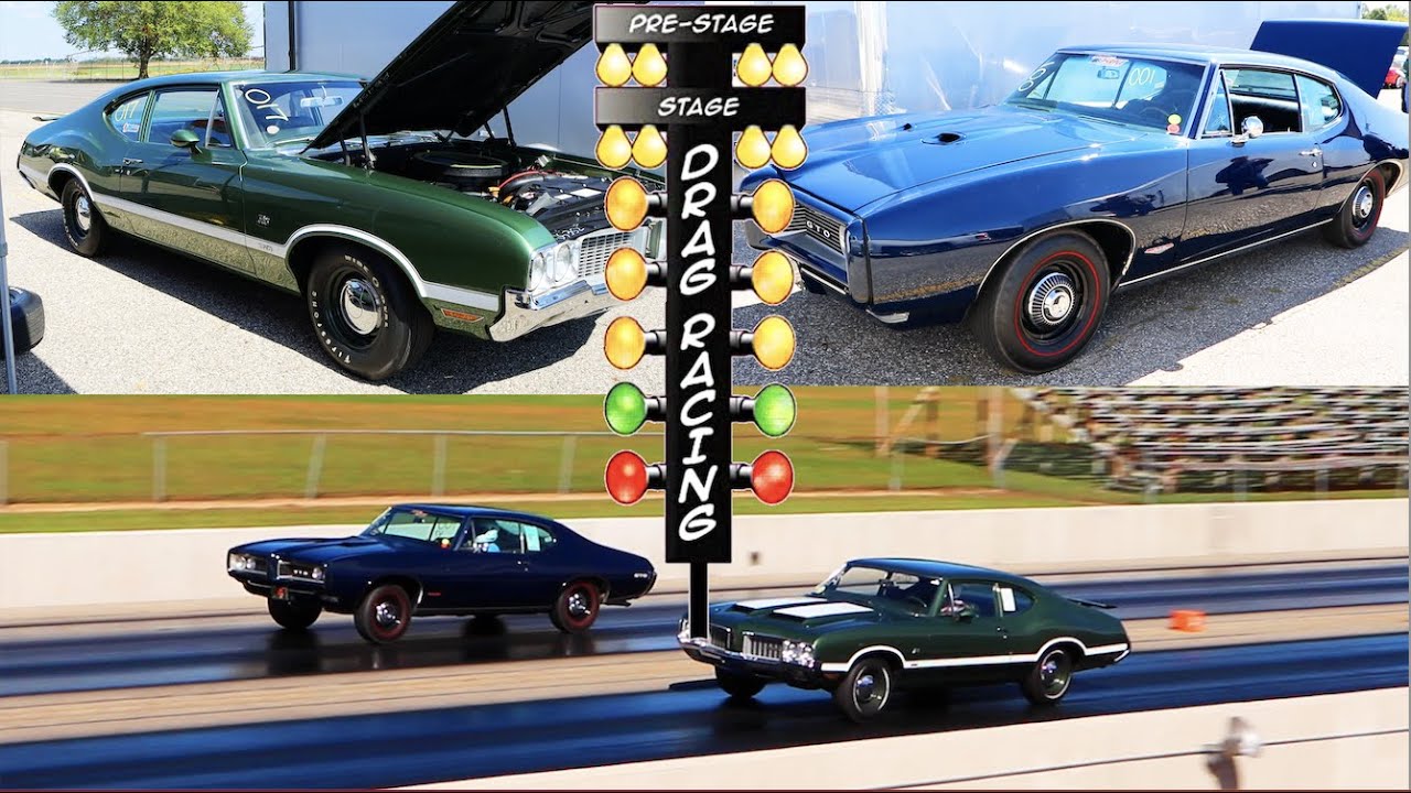 1968 Pontiac GTO vs 1970 Oldsmobile F-85 Is a Rare Muscle Car Drag Race ...