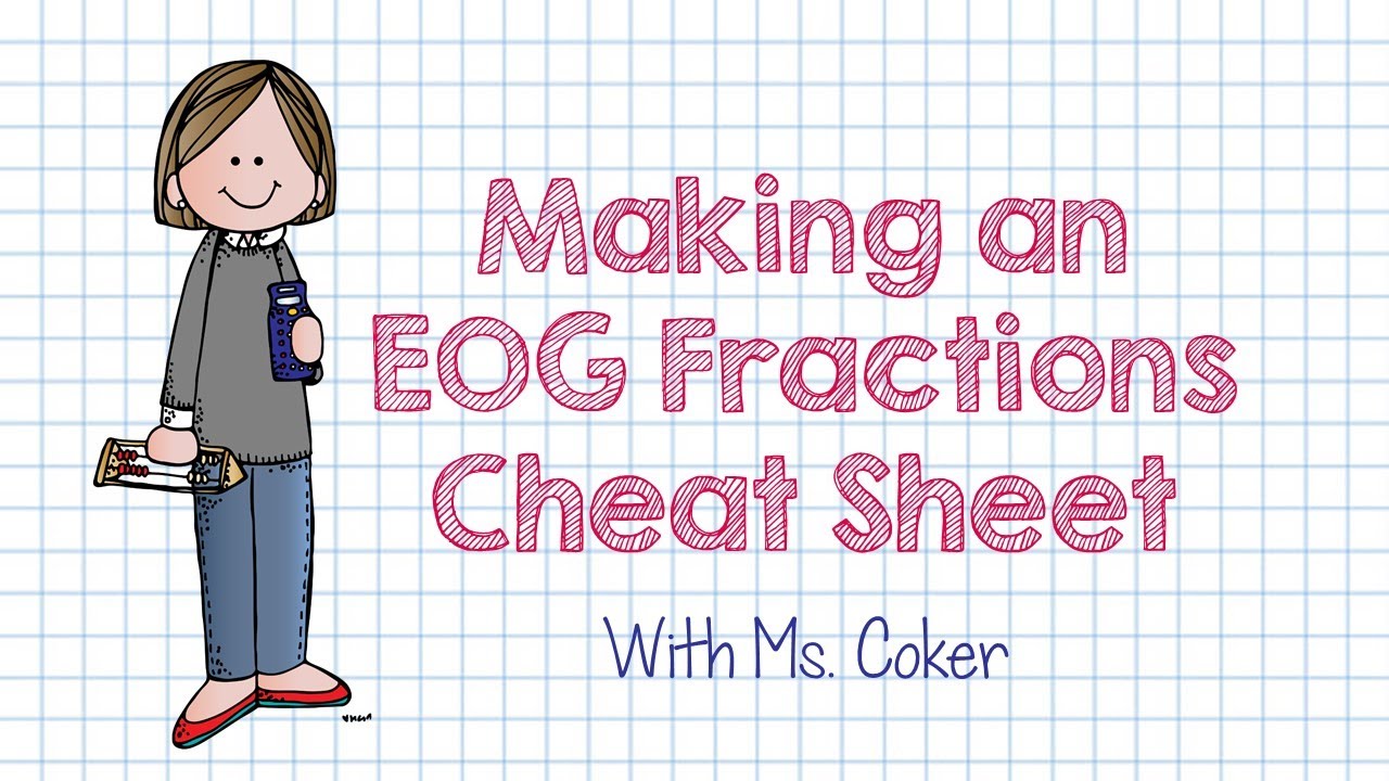 EOG Tip - Making a Fractions 