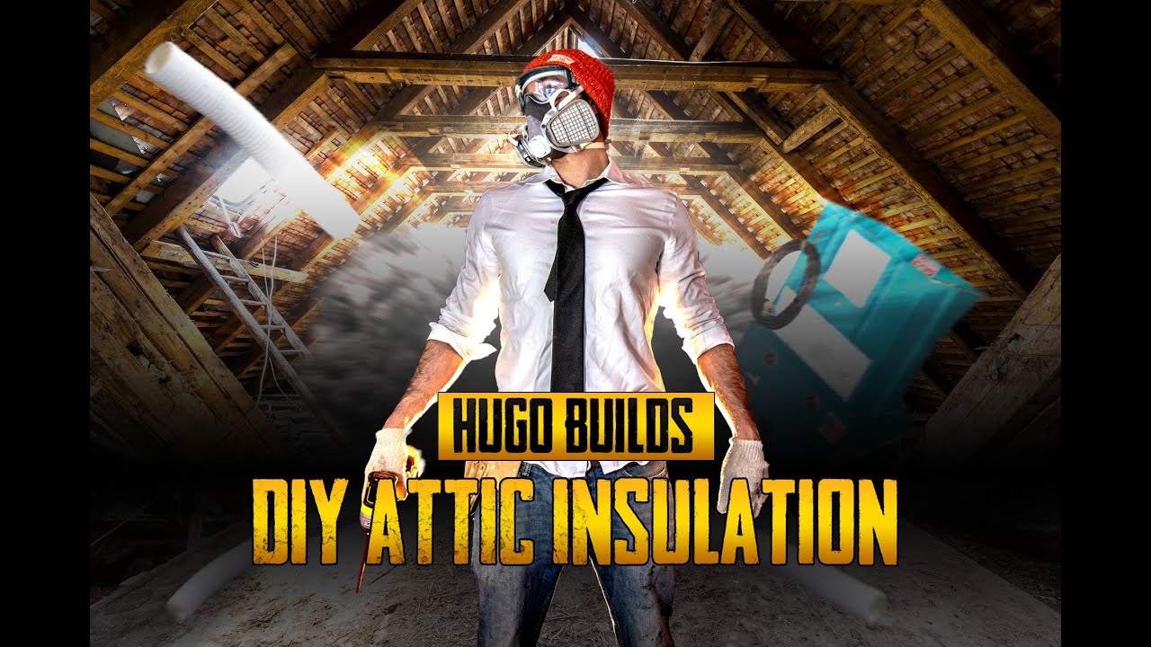 How to Install Attic Insulation: Blown-in Cellulose using Home Depot Rental Machine DIY