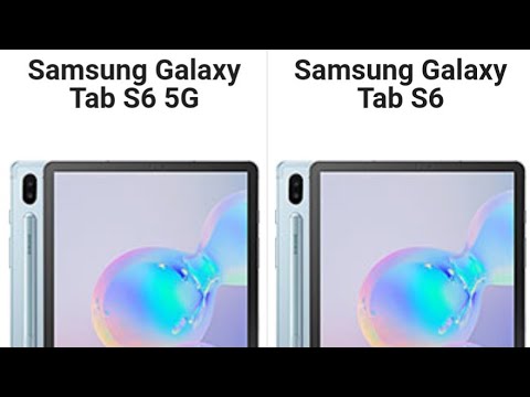 Samsung Galaxy Tab S6 5G Vs Galaxy Tab S6 - Full Specs & Price