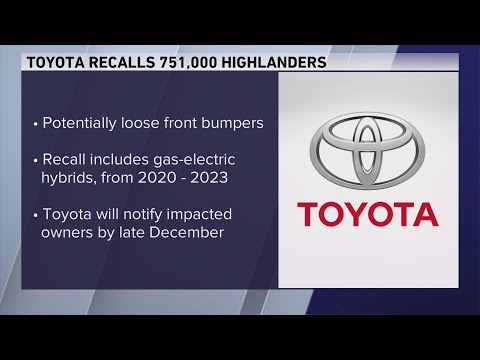 Toyota recalls over 750,000 vehicles in US