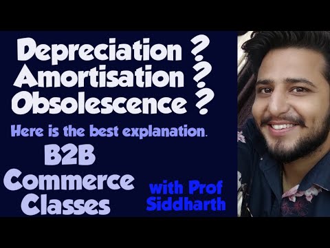 Depreciation | Amortisation | Obsolescence | Difference