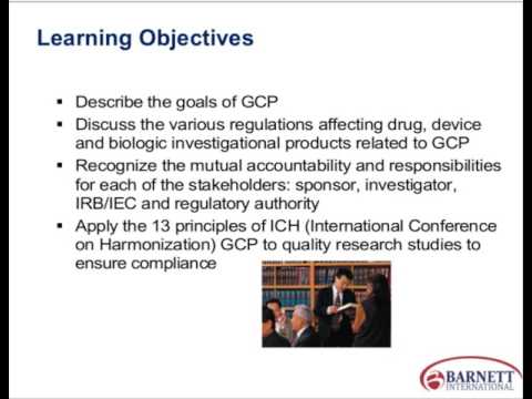 ABCs of GCP and the 13 Principles of ICH GCP E6 Trailer