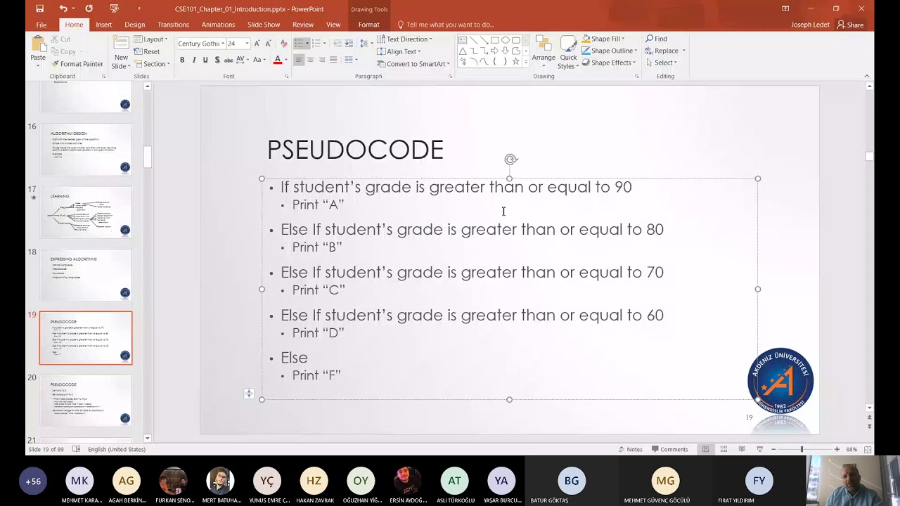 CSE 101 - 15-Oct-2020 - Elementary Programming pt. 1