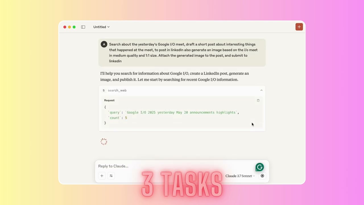 LinkedIn MCP Server Example Demo