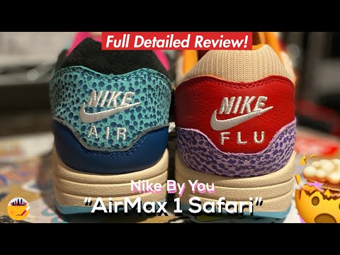 Presenting The Nike By You “Safari Print x Fuzzy Lace Option” Air Max 1