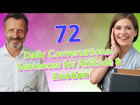 72 Sentences | Attitude & Emotion