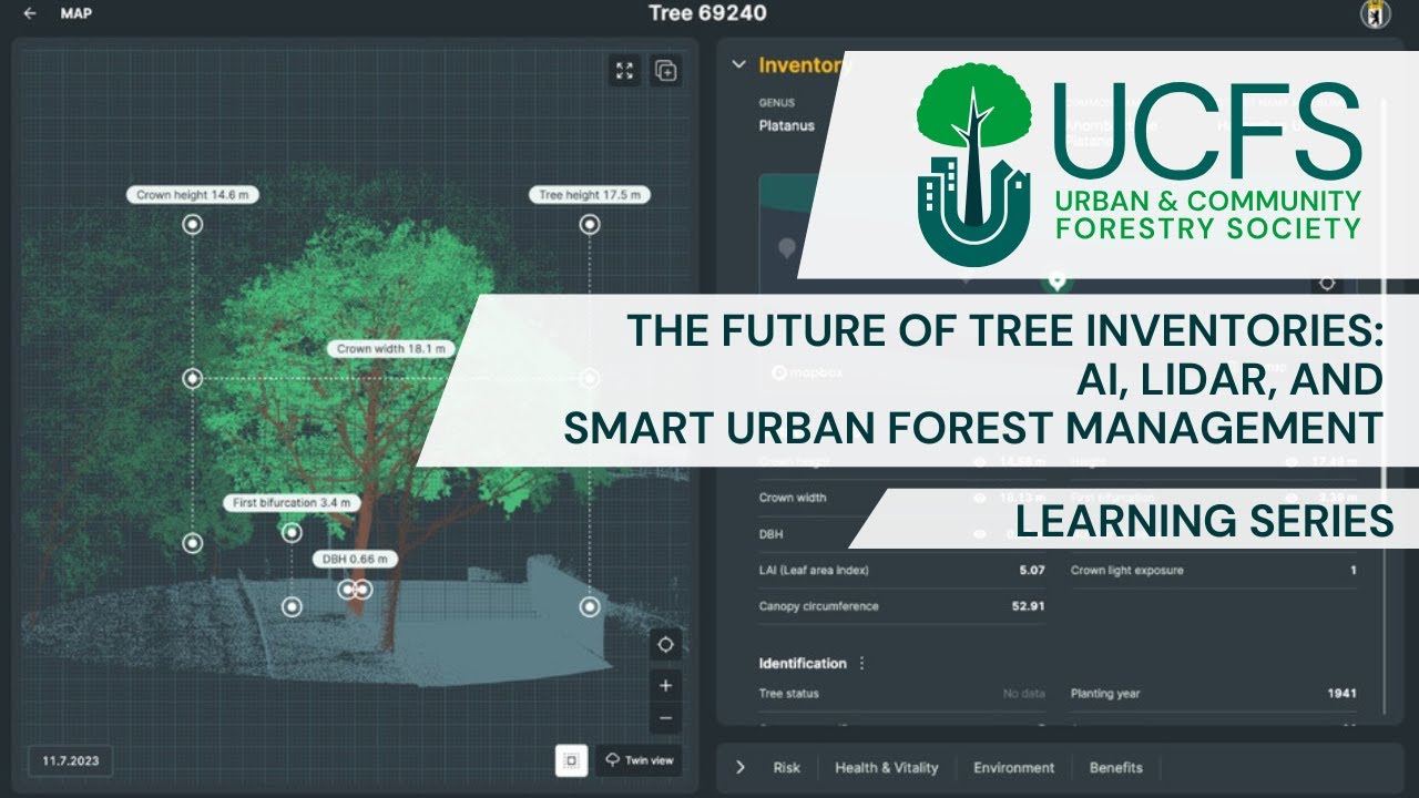 The Future of Tree Inventories: AI, LiDAR, and Smart Urban Forest Management